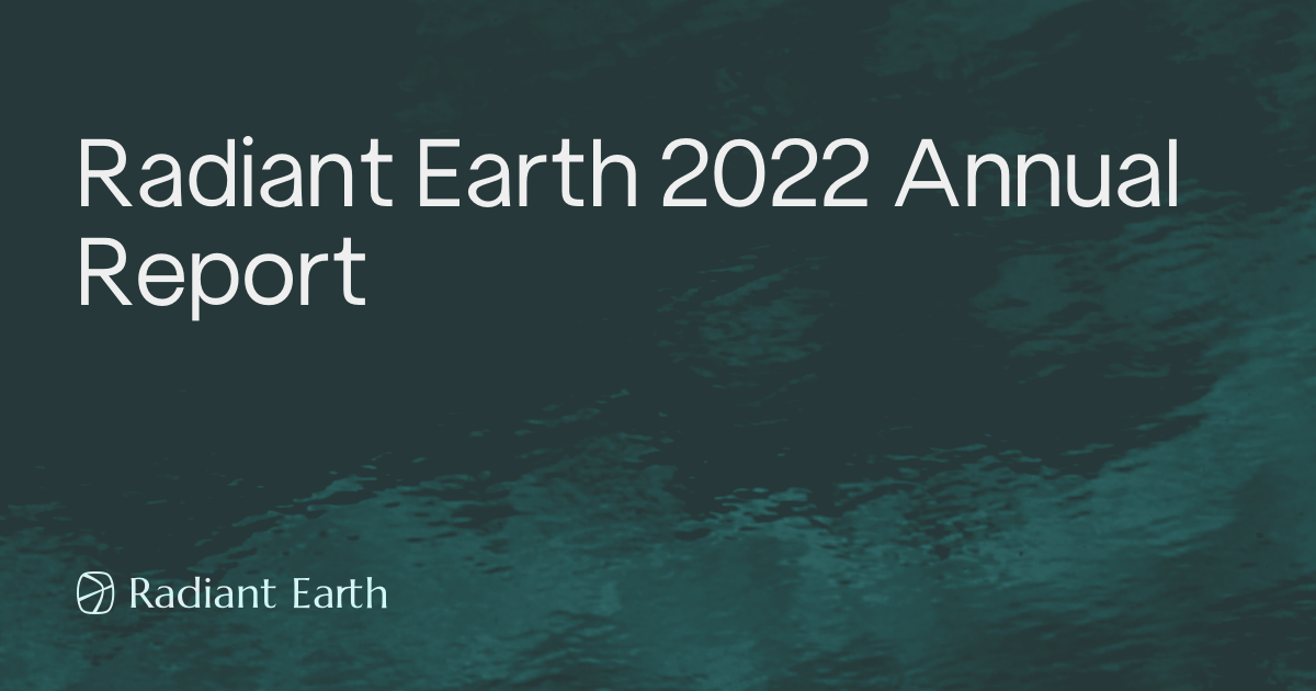 Radiant Earth 2022 Annual Report